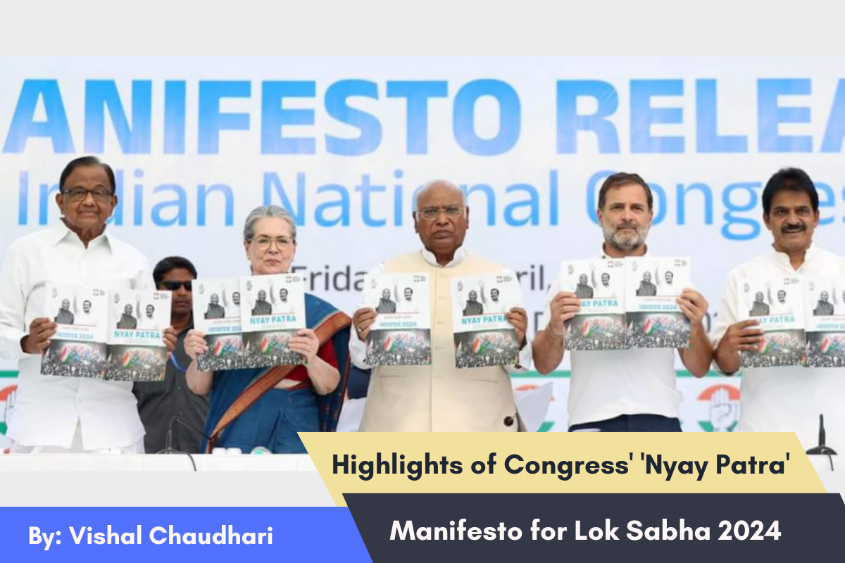 Highlights of Congress’ ‘Nyay Patra’ Manifesto for Lok Sabha 2024 ...